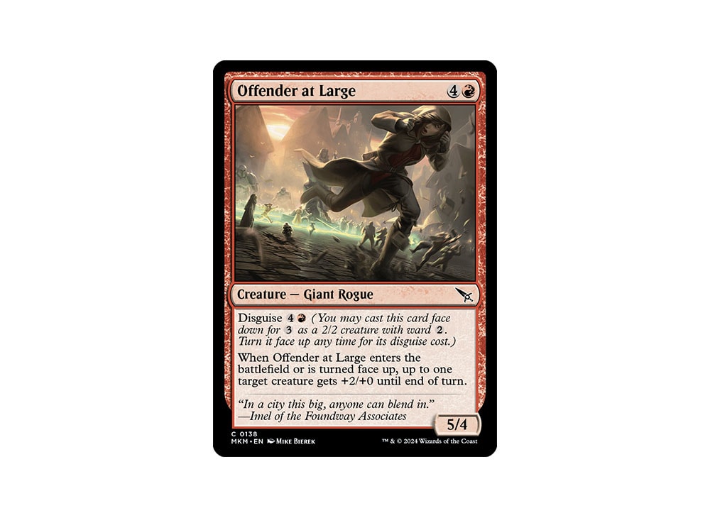 Offender at Large C :Foil [MKM 0138] [EN](Murders at Karlov Manor ...