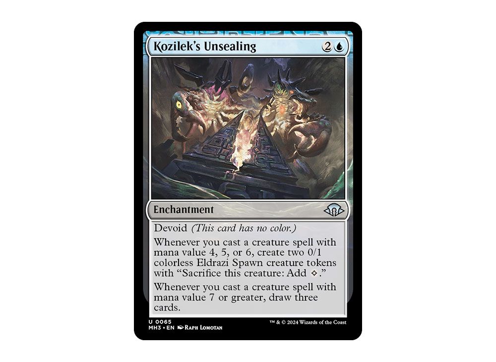 Kozilek's Unsealing U :Foil [MH3 0065] [EN](Modern Horizons 3) | SNKRDUNK