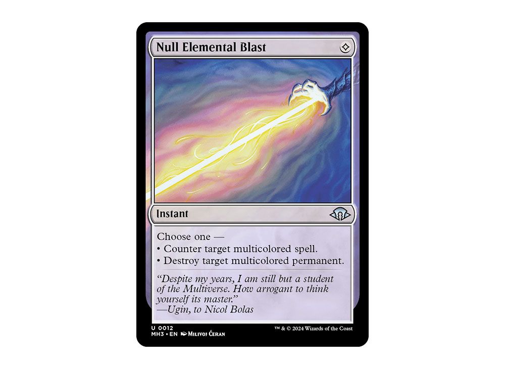 Null Elemental Blast U :Foil [MH3 0012] [EN](Modern Horizons 3) | SNKRDUNK