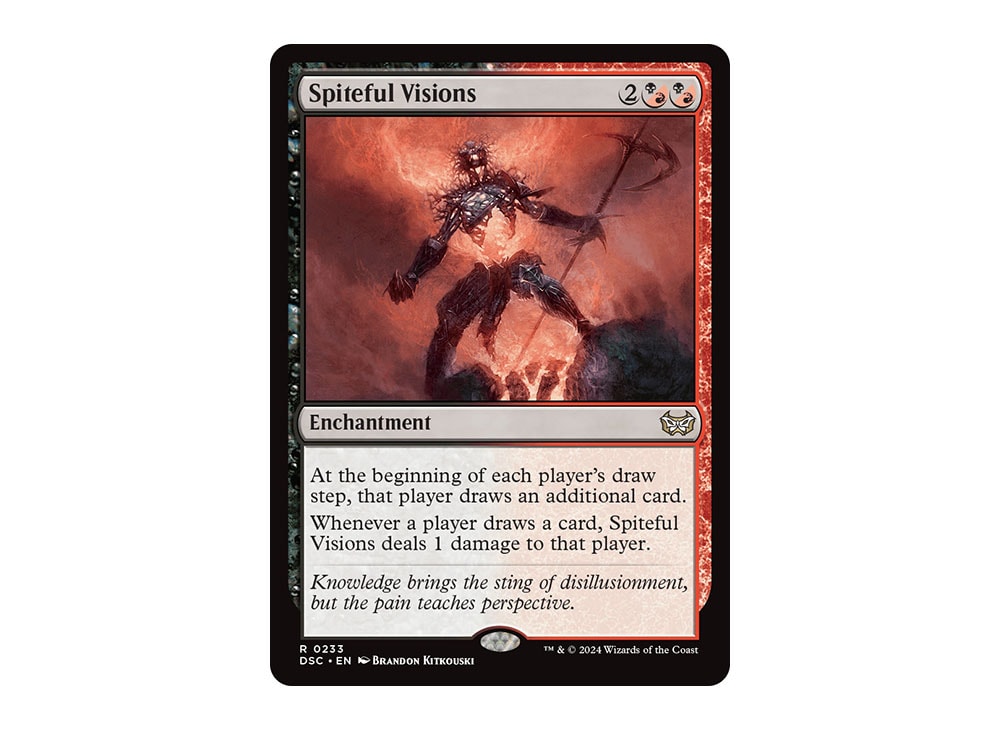 Spiteful Visions R [DSC 0233] [EN](Duskmourn : House of Horror) | SNKRDUNK