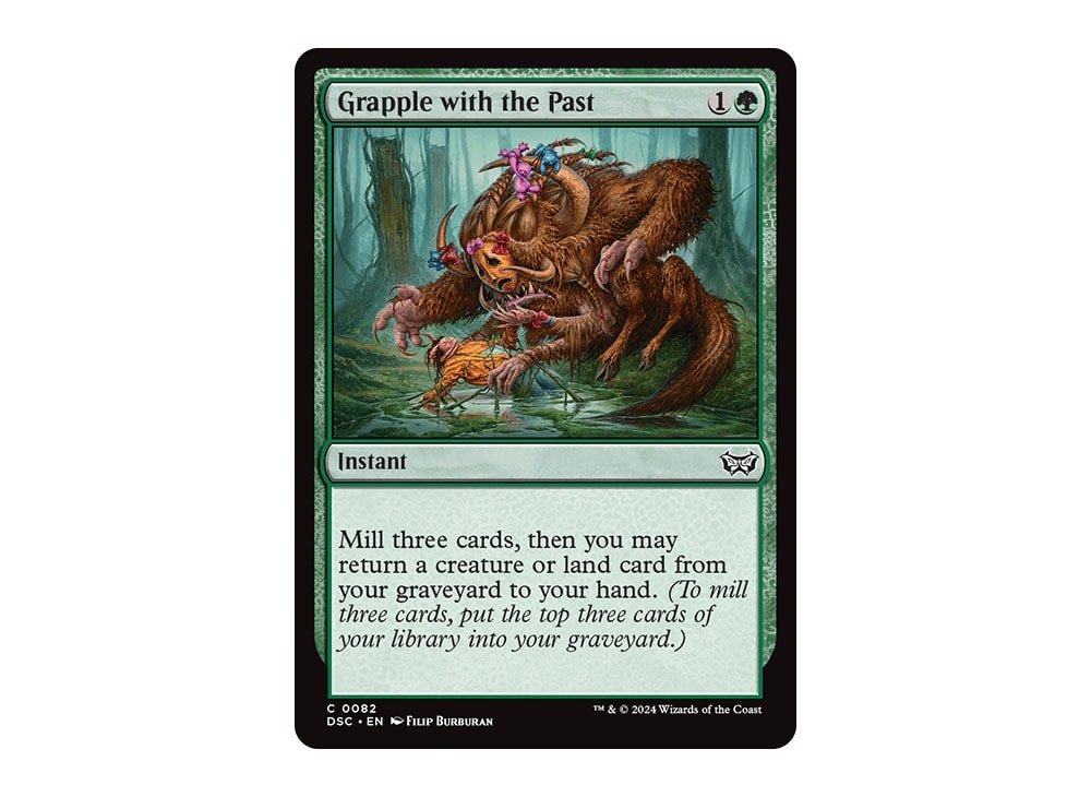 Grapple with the Past C [DSC 0082] [EN](Duskmourn : House of Horror ...