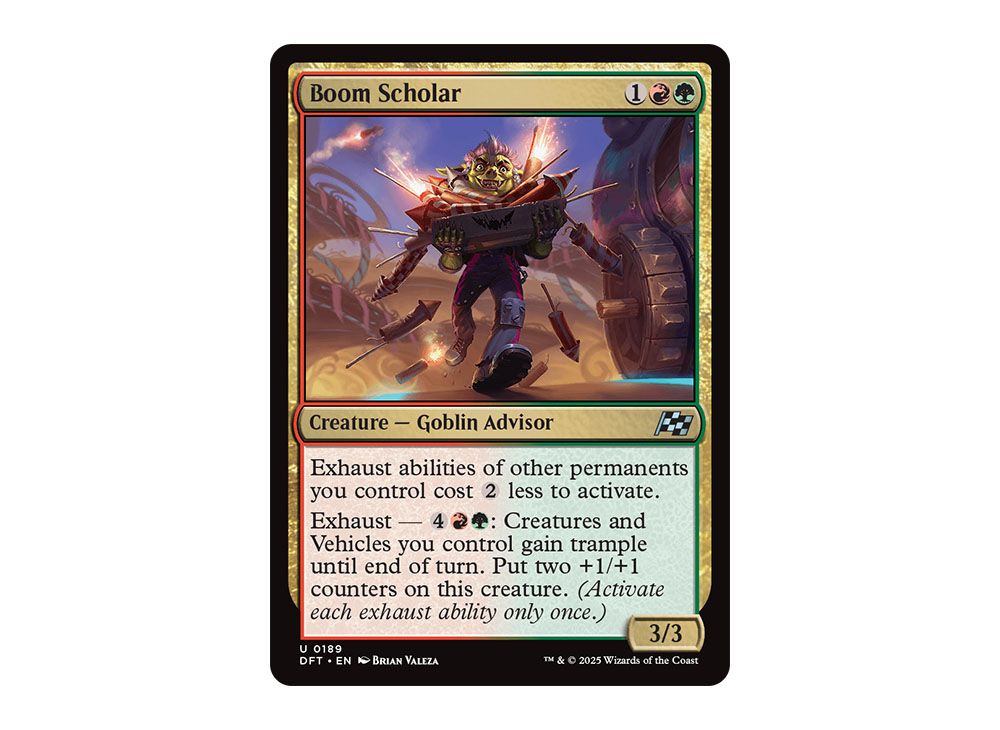 Boom Scholar U :Foil [DFT 0189] [EN](Aetherdrift) | SNKRDUNK