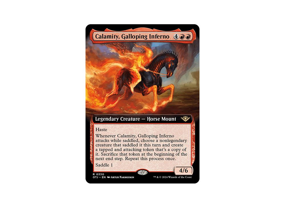 Calamity Galloping Inferno R :Foil [OTJ 0330] [EN](Outlaws of Thunder ...
