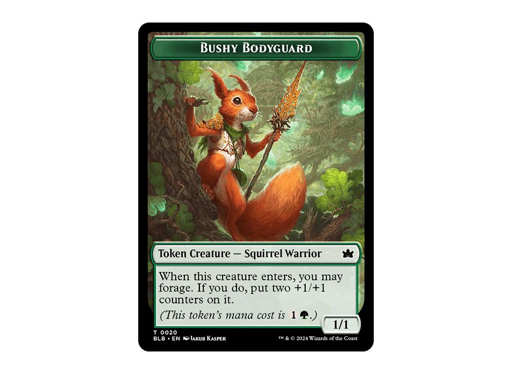 Bushy Bodyguard T :Foil [BLB 0020] [EN](Bloomburrow) | SNKRDUNK