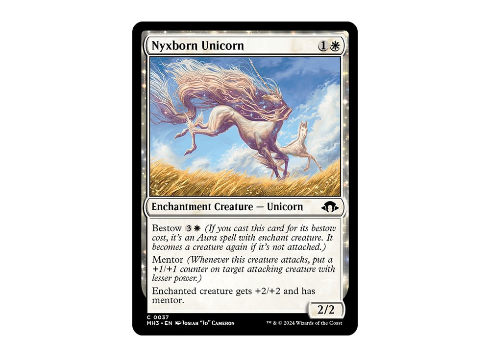 Nyxborn Unicorn C :Foil [MH3 0037] [EN](Modern Horizons 3) | SNKRDUNK