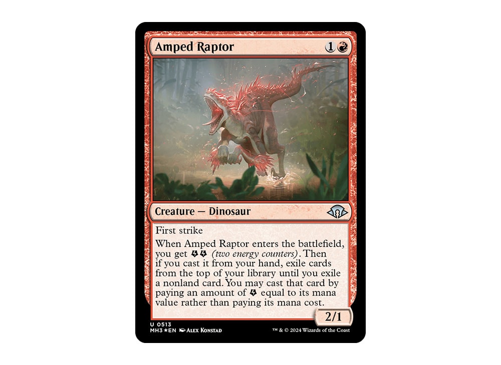 Amped Raptor U [MH3 0513] [EN](Modern Horizons 3) | SNKRDUNK
