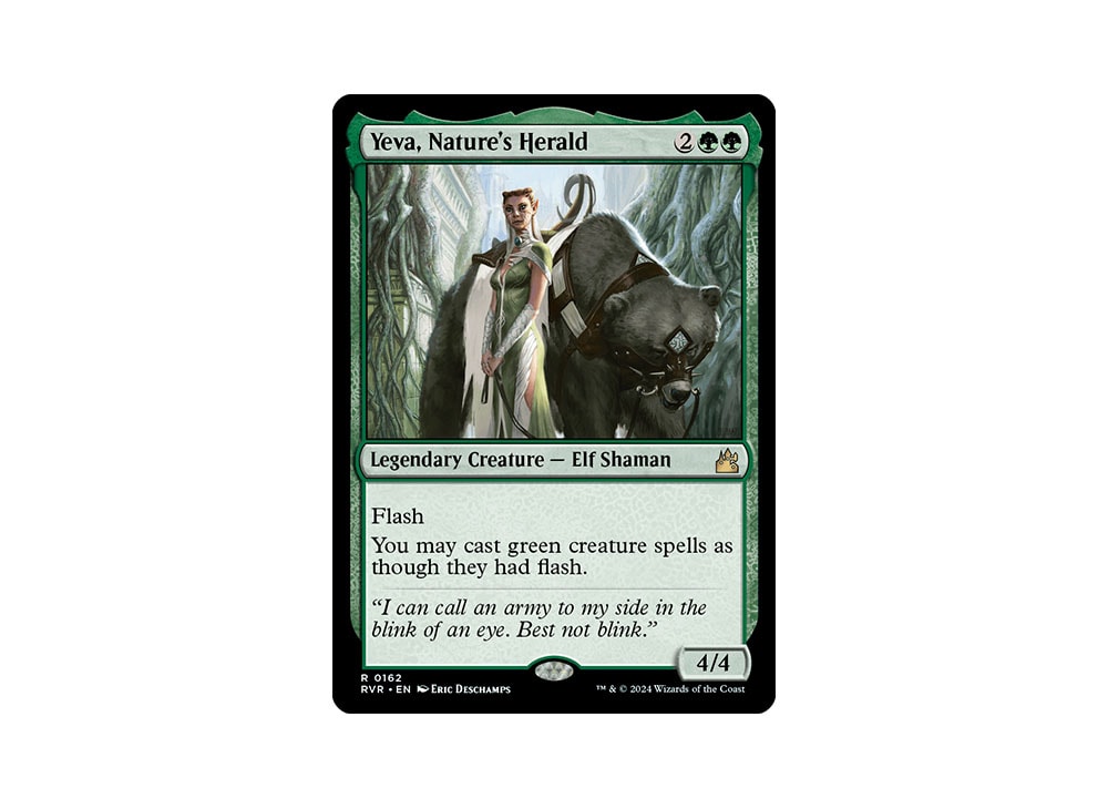 Yeva Nature's Herald R :Foil [RVR 0162] [EN](Ravnica Remastered) | SNKRDUNK