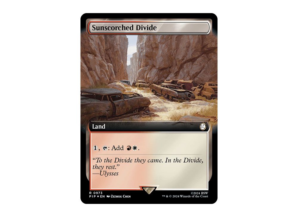 Sunscorched Divide R :Foil [PIP 0973] [EN](Fallout) | SNKRDUNK