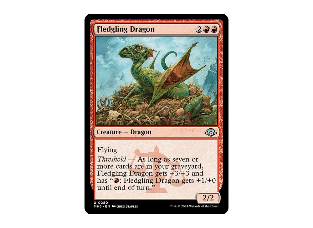 Fledgling Dragon U :Foil [MH3 0280] [EN](Modern Horizons 3) | SNKRDUNK