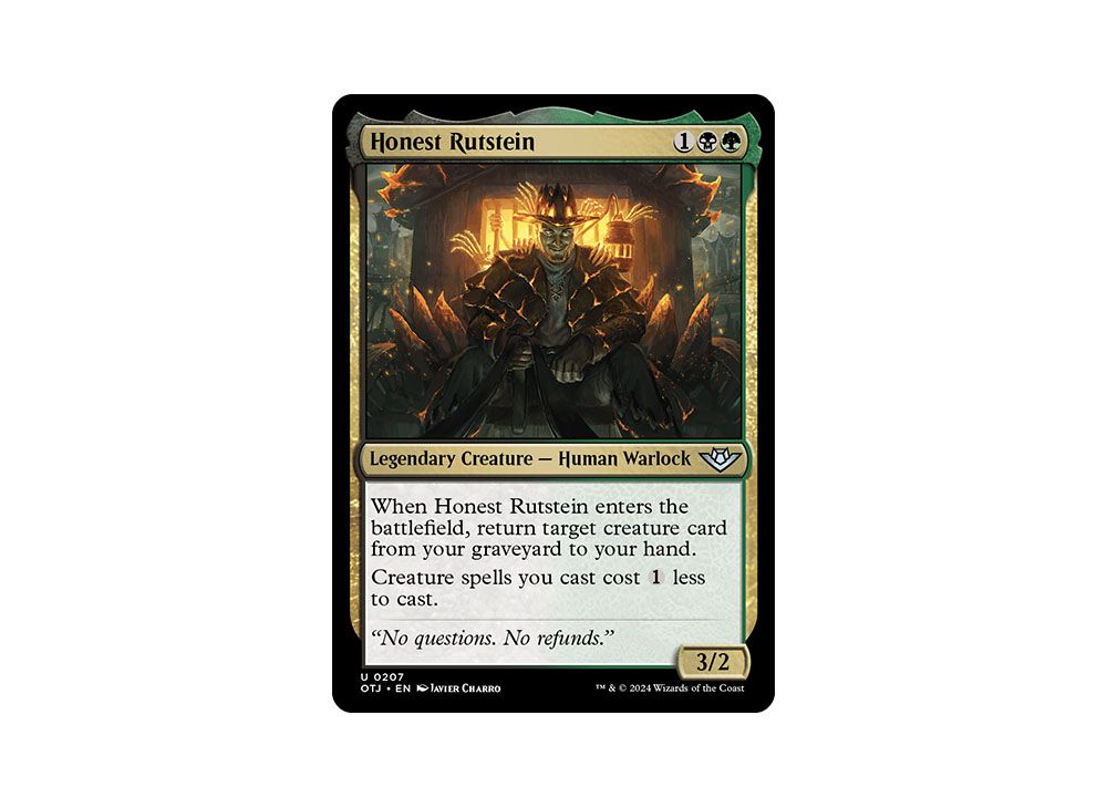 Honest Rutstein U :Foil [OTJ 0207] [EN](Outlaws of Thunder Junction ...