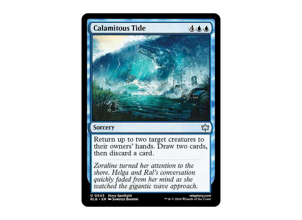 Calamitous Tide U :Foil [BLB 0043] [EN](Bloomburrow) | SNKRDUNK