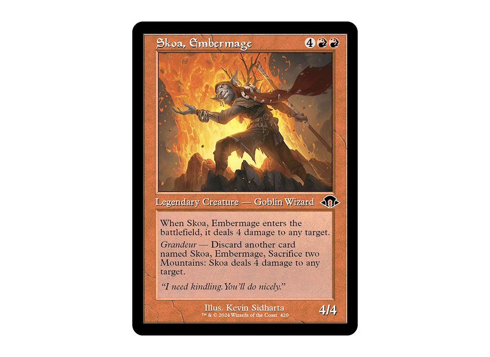 Skoa Embermage C :Foil :Retro Frame [MH3 420] [EN](Modern Horizons 3 ...
