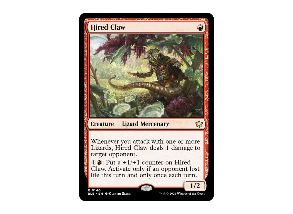 Hired Claw R :Foil [BLB 0140] [EN](Bloomburrow) | SNKRDUNK