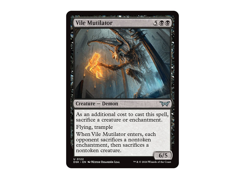 Vile Mutilator U :Foil [DSK 0122] [EN](Duskmourn : House of Horror ...