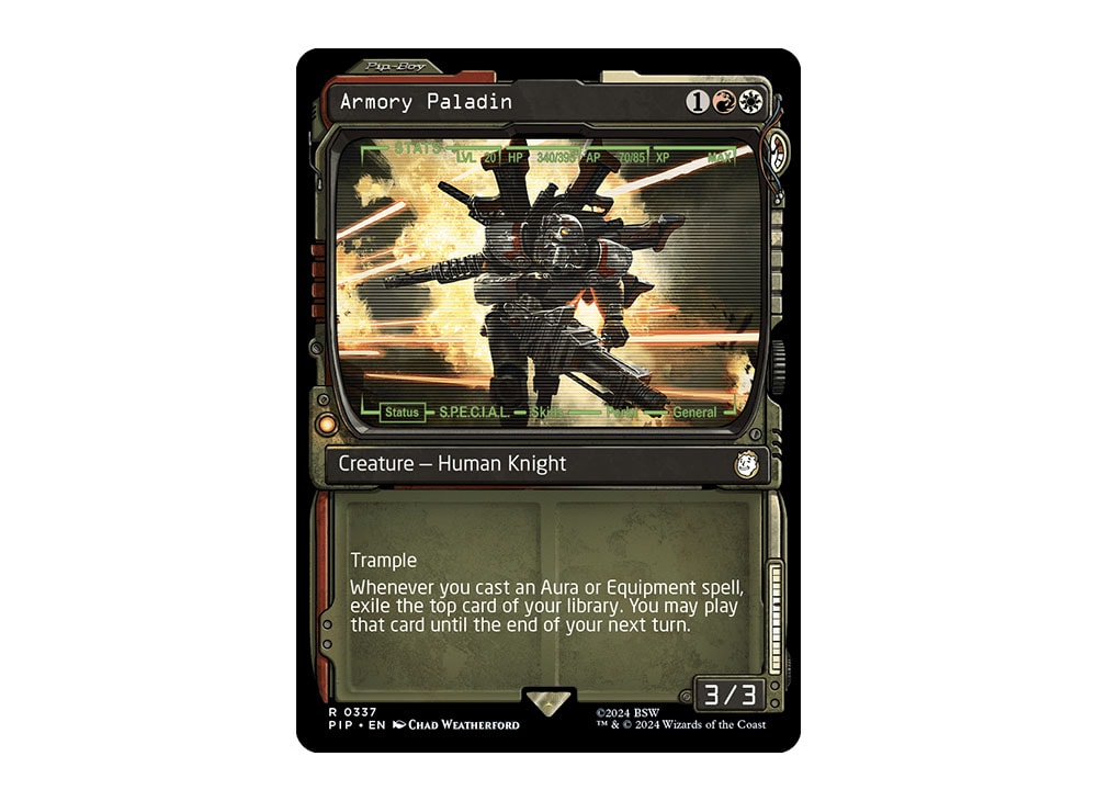 Armory Paladin R :Foil [PIP 0337] [EN](Fallout) | SNKRDUNK