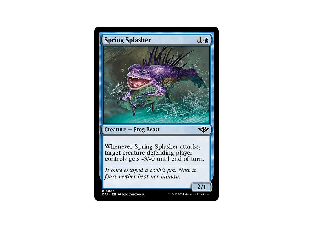 Spring Splasher C :Foil [OTJ 0069] [EN](Outlaws of Thunder Junction ...