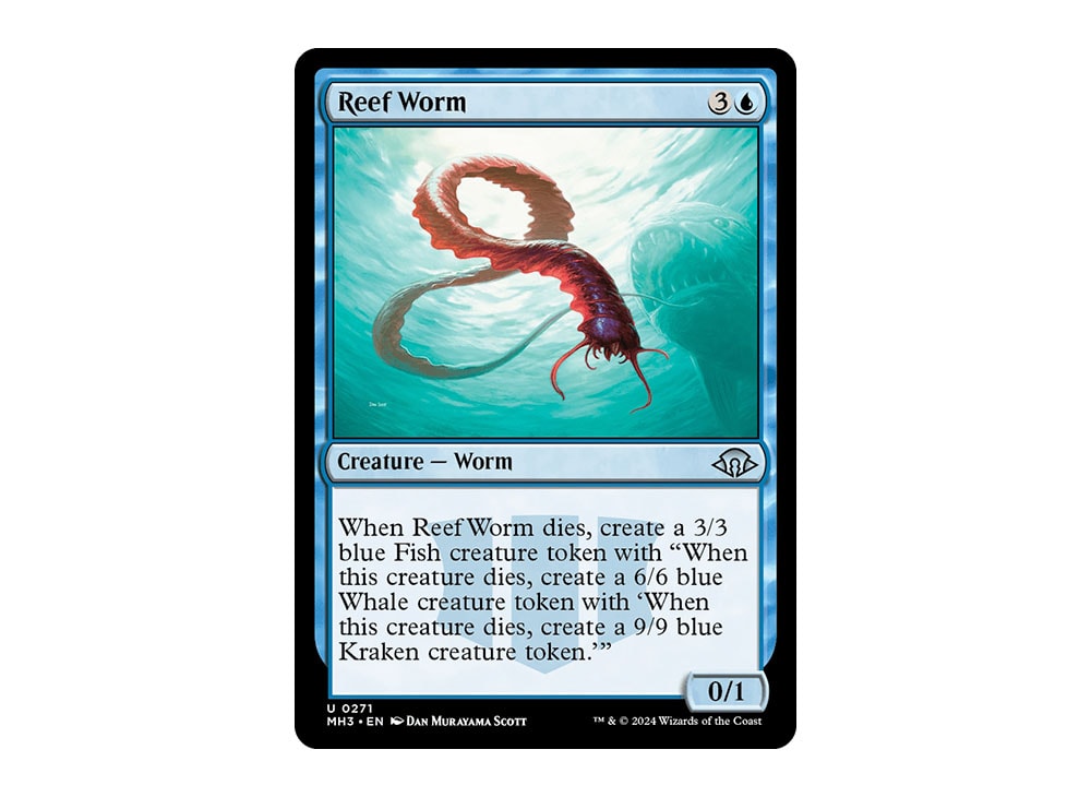 Reef Worm U :Foil [MH3 0271] [EN](Modern Horizons 3) | SNKRDUNK