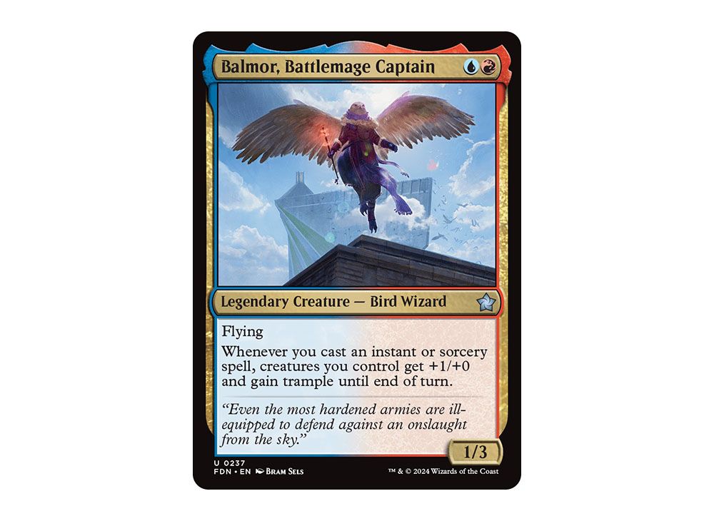 Balmor Battlemage Captain U :Foil [FDN 0237] [EN](Foundations) | SNKRDUNK