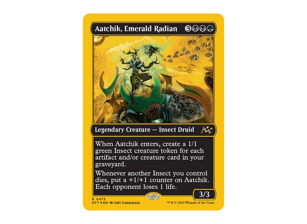 Aatchik Emerald Radian R :Foil [DFT 0473] [EN](Aetherdrift) | SNKRDUNK