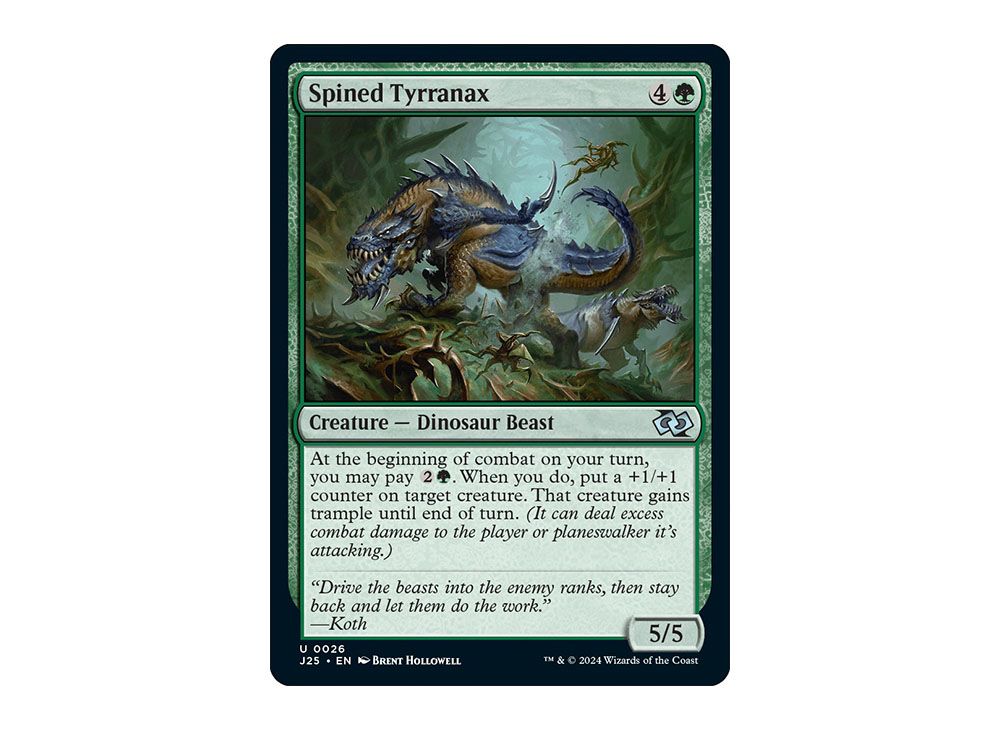 Spined Tyrranax U [J25 0026] [EN](Foundations) | SNKRDUNK