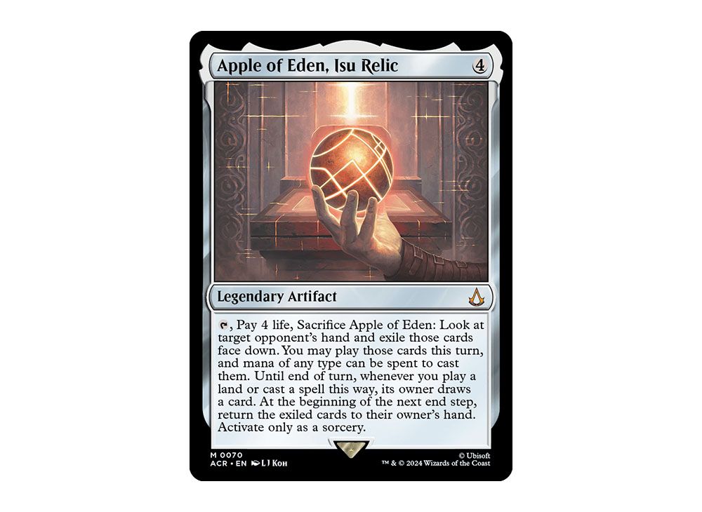 Apple of Eden Isu Relic M :Foil [ACR 0070] [EN](ASSASSIN'S CREED ...