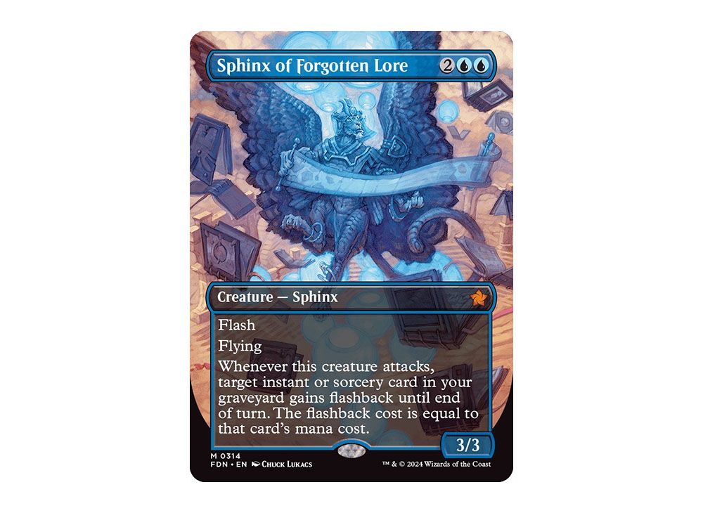 Sphinx of Forgotten Lore M :Foil [FDN 0314] [EN](Foundations) | SNKRDUNK