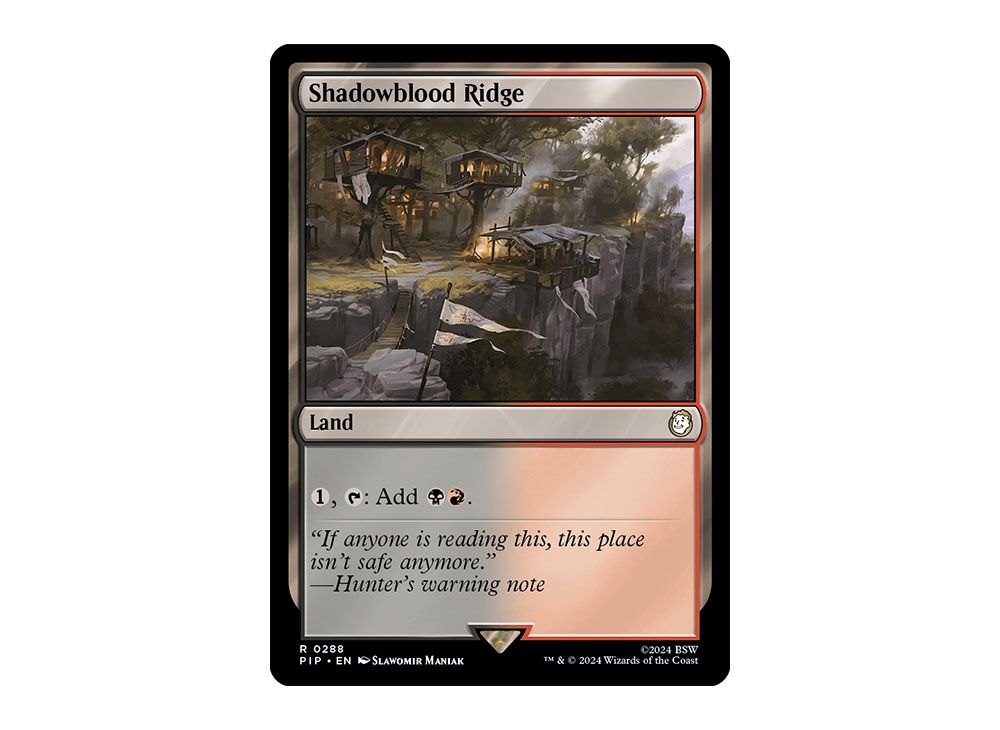 Shadowblood Ridge R :Foil [PIP 0288] [EN](Fallout) | SNKRDUNK