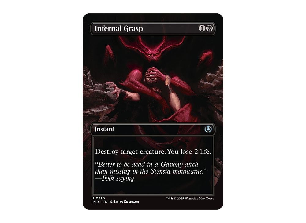 Infernal Grasp U :Foil [INR 0310] [EN](Innistrad Remastered) | SNKRDUNK