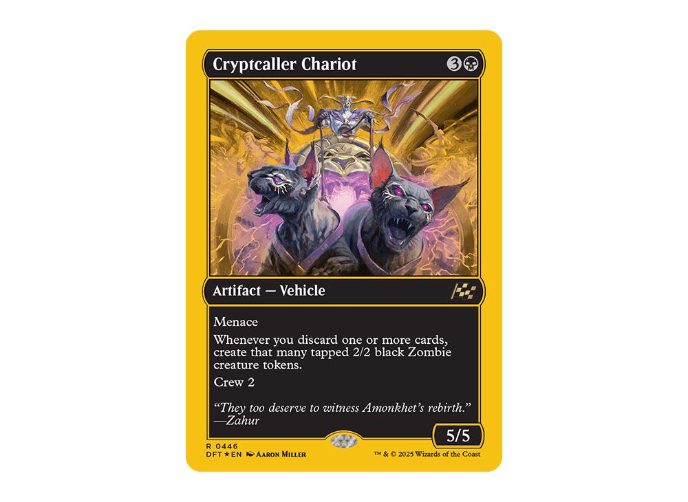 Cryptcaller Chariot R :Foil [DFT 0446] [EN](Aetherdrift) | SNKRDUNK