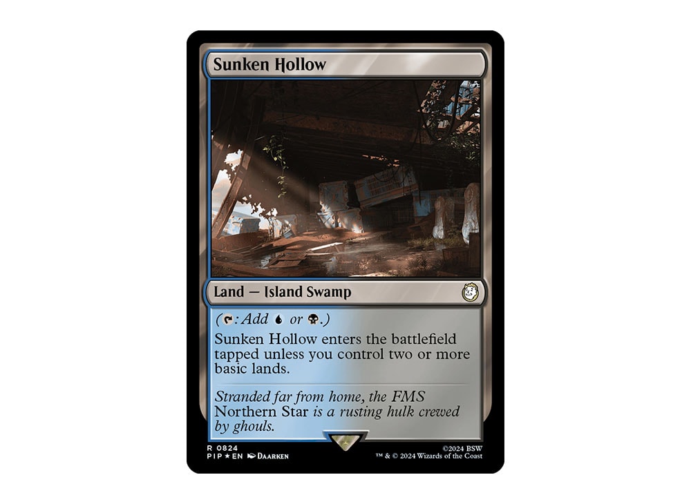 Sunken Hollow R :Foil [PIP 0824] [EN](Fallout) | SNKRDUNK
