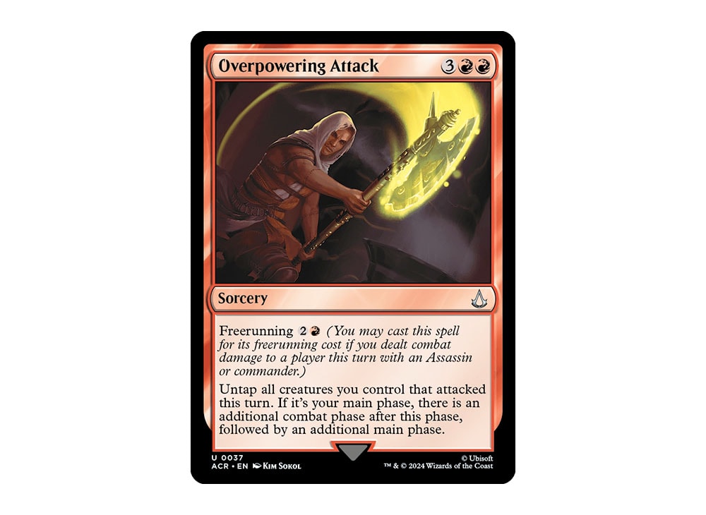 Overpowering Attack U :Foil [ACR 0037] [EN](ASSASSIN'S CREED) | SNKRDUNK