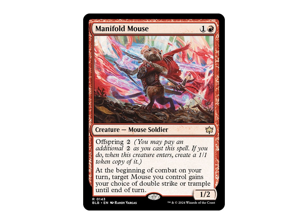 Manifold Mouse R :Foil [BLB 0143] [EN](Bloomburrow) | SNKRDUNK