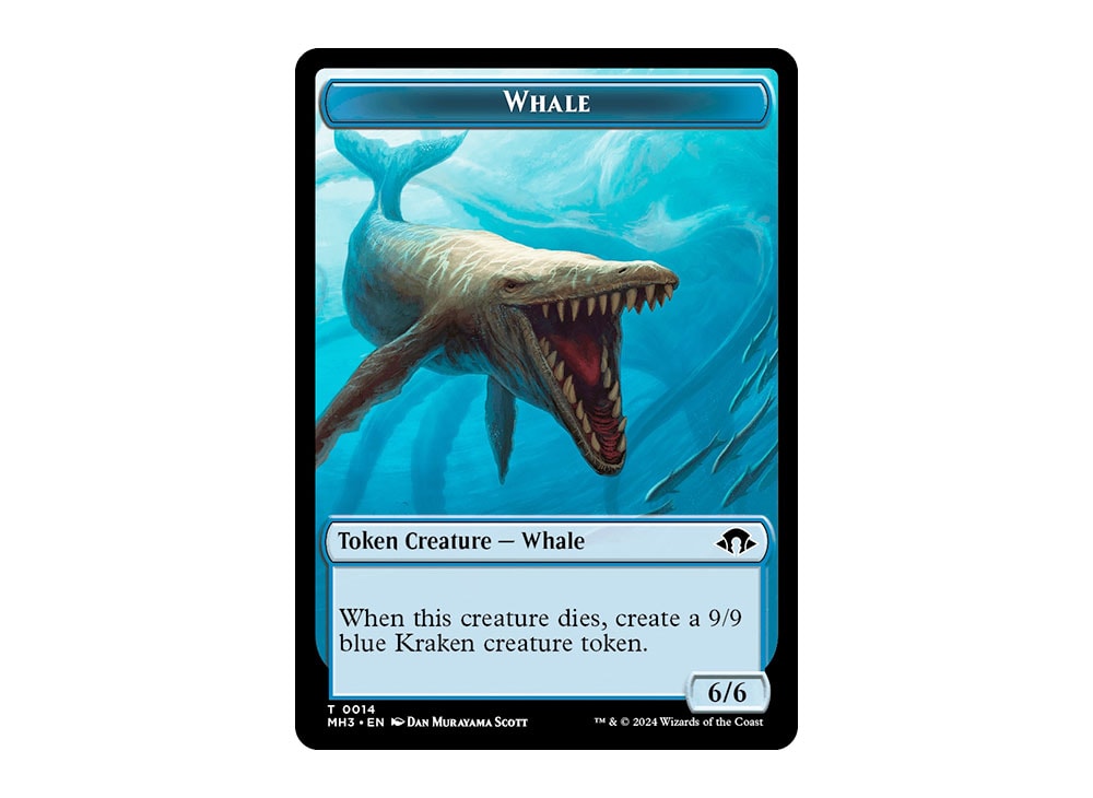 Whale Token T :Foil [MH3 0014] [EN](Modern Horizons 3) | SNKRDUNK