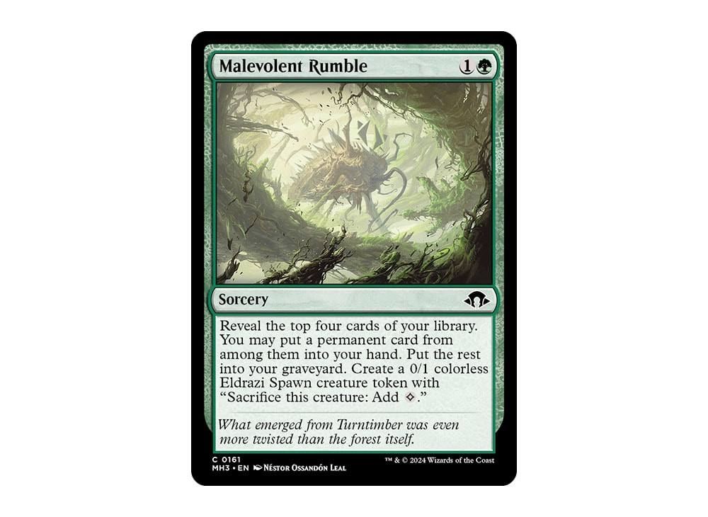 Malevolent Rumble C :Foil [MH3 0161] [EN](Modern Horizons 3) | SNKRDUNK