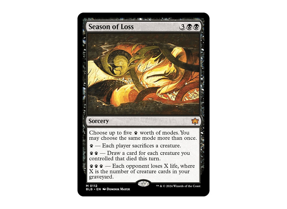 Season of Loss M :Foil [BLB 0112] [EN](Bloomburrow) | SNKRDUNK