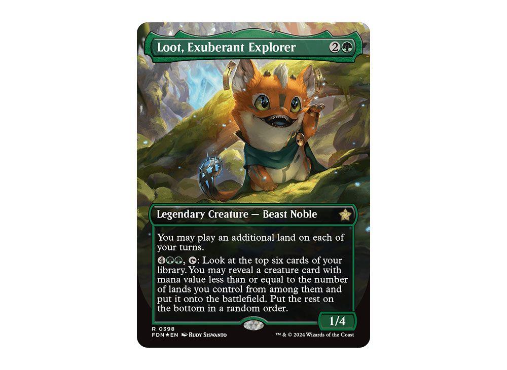 Loot Exuberant Explorer R :Foil [FDN 0398] [EN](Foundations) | SNKRDUNK
