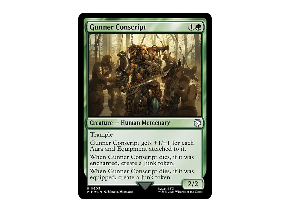 Gunner Conscript U :Foil [PIP 0605] [EN](Fallout) | SNKRDUNK