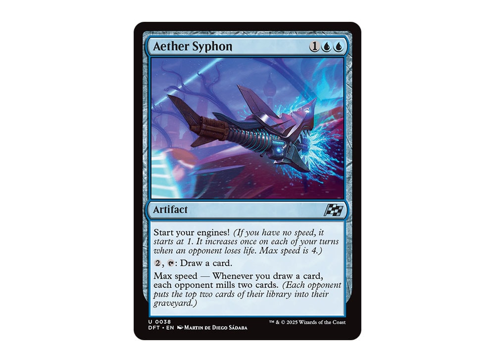 Aether Syphon U :Foil [DFT 0038] [EN](Aetherdrift) | SNKRDUNK