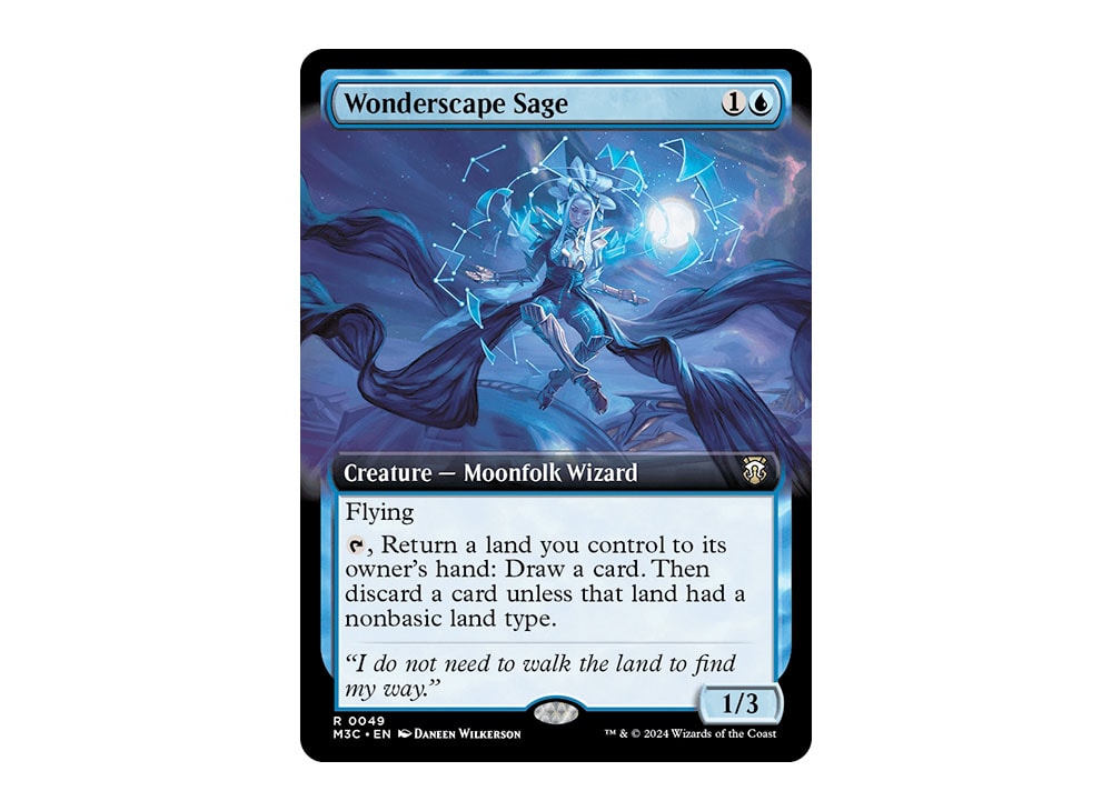 Wonderscape Sage R :Foil [M3C 0049] [EN](Modern Horizons 3) | SNKRDUNK