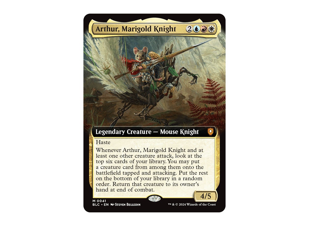 Arthur Marigold Knight M :Foil [BLC 0041] [EN](Bloomburrow) | SNKRDUNK