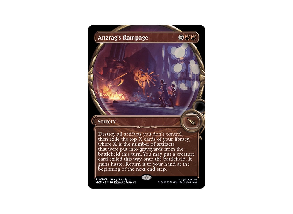 Anzrag's Rampage R :Foil [MKM 0303] [EN](Murders at Karlov Manor ...
