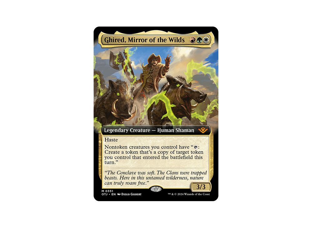 Ghired Mirror of the Wilds M :Foil [OTJ 0351] [EN](Outlaws of Thunder ...