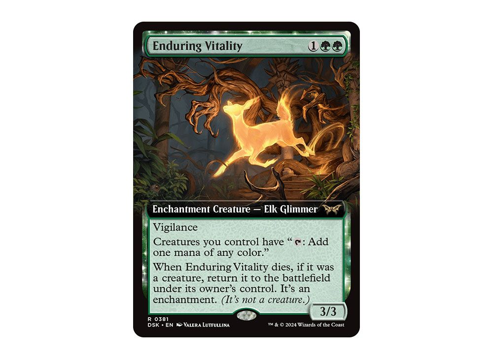 Enduring Vitality R :Foil [DSK 0381] [EN](Duskmourn : House of Horror ...