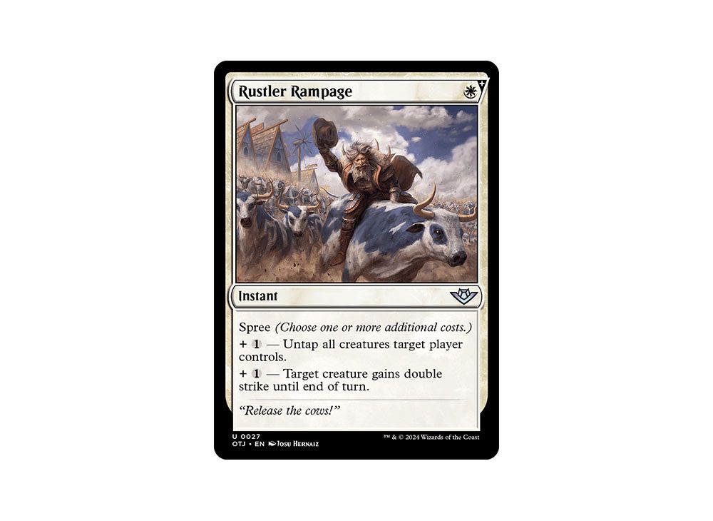 Rustler Rampage U :Foil [OTJ 0027] [EN](Outlaws of Thunder Junction ...