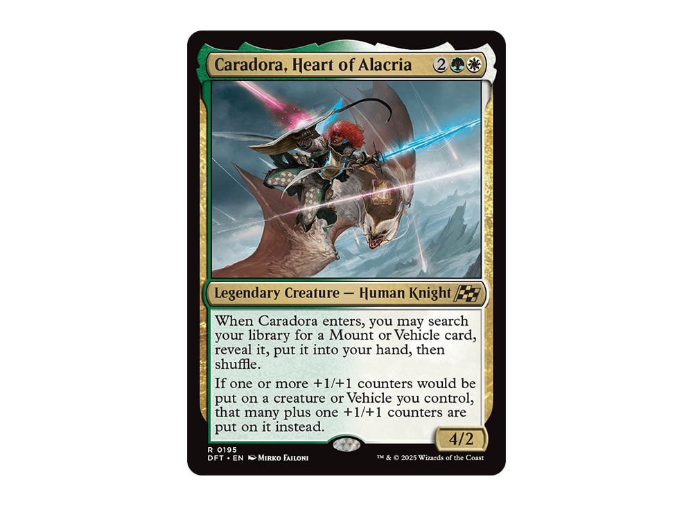 Caradora Heart of Alacria R :Foil [DFT 0195] [EN](Aetherdrift) | SNKRDUNK