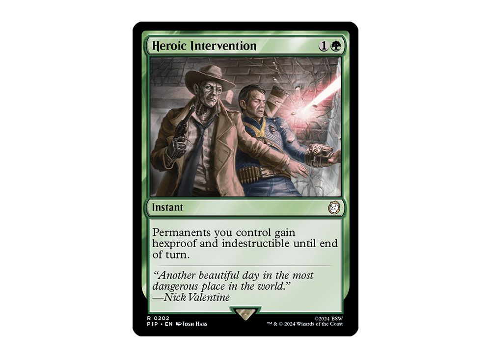Heroic Intervention R :Foil [PIP 0202] [EN](Fallout) | SNKRDUNK