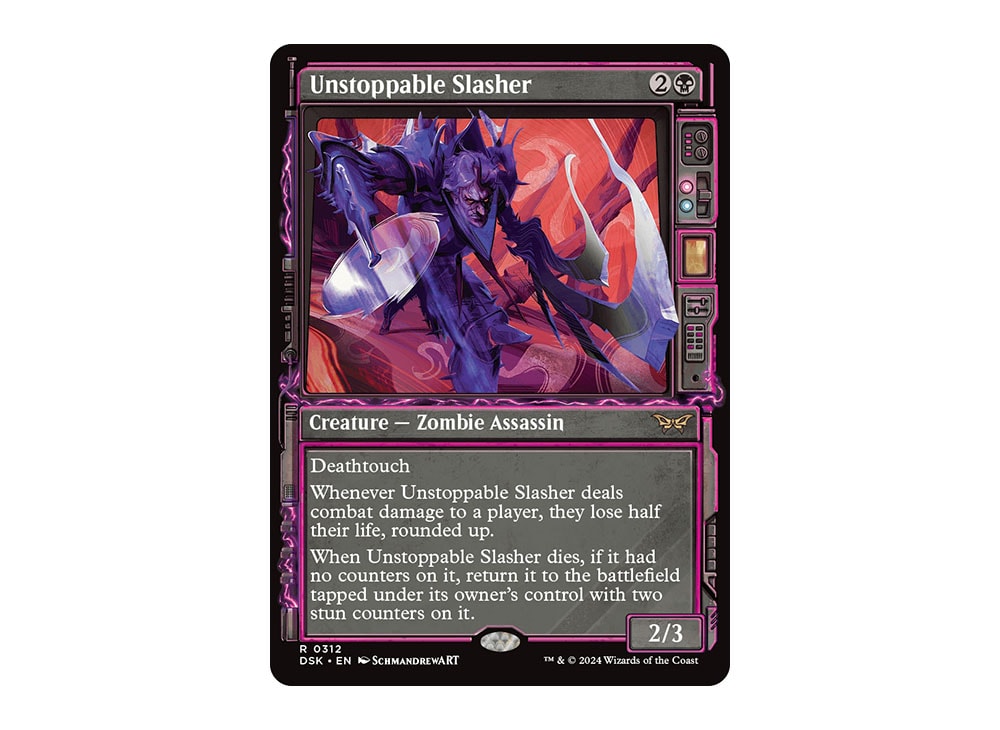 Unstoppable Slasher R :Foil [DSK 0312] [EN](Duskmourn : House of Horror ...