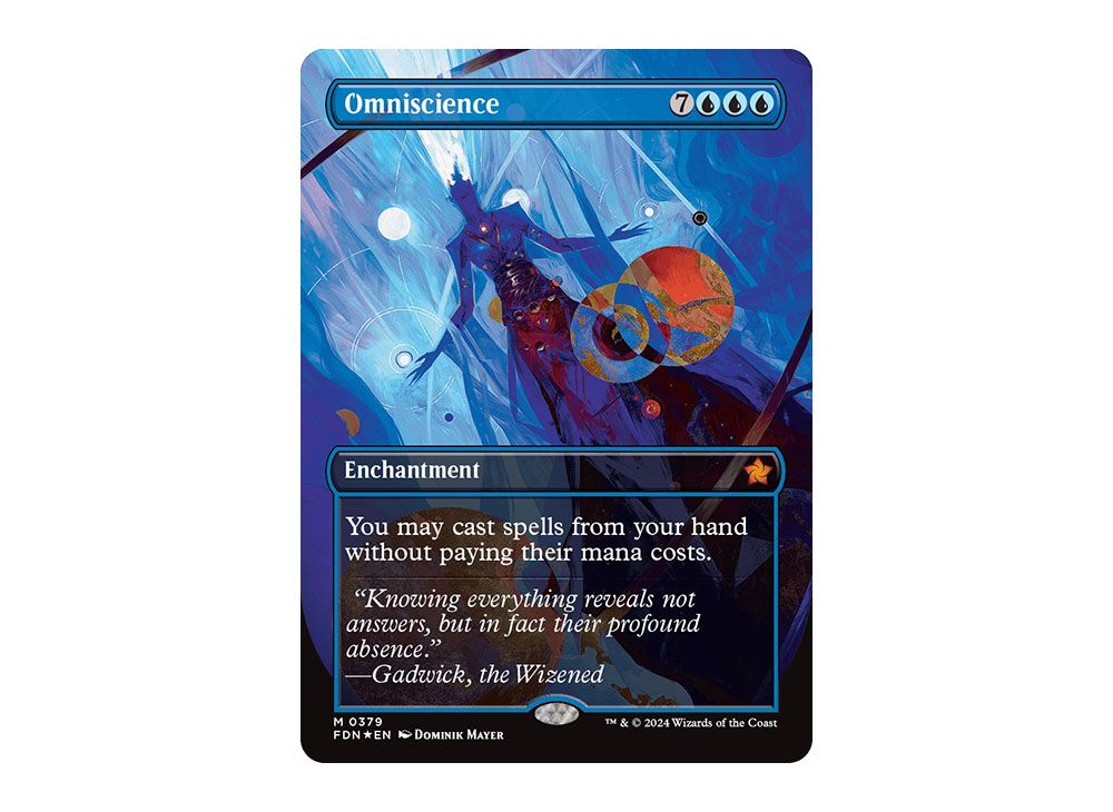 Omniscience M :Foil [FDN 0379] [EN](Foundations) | SNKRDUNK