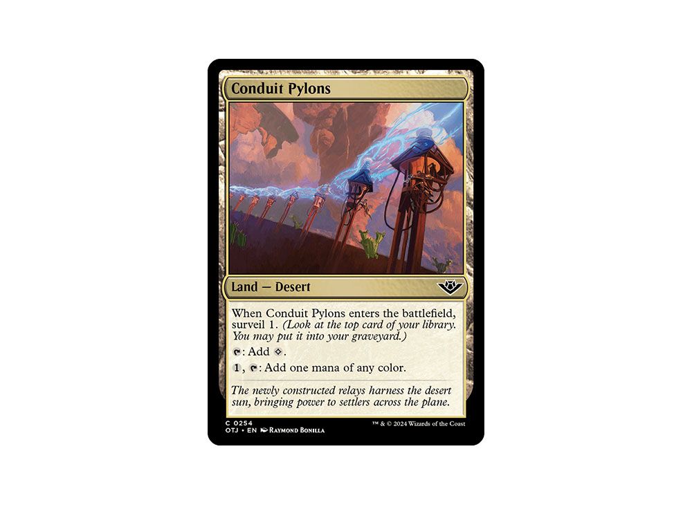 Conduit Pylons C :Foil [OTJ 0254] [EN](Outlaws of Thunder Junction) | SNKRDUNK