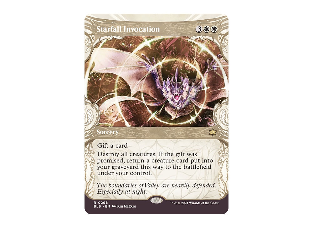 Starfall Invocation R :Foil [BLB 0298] [EN](Bloomburrow) | SNKRDUNK
